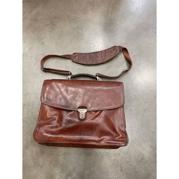 Tony Perotti | Bags | Authentictony Perotti Heavy Italian Brown Leather ...